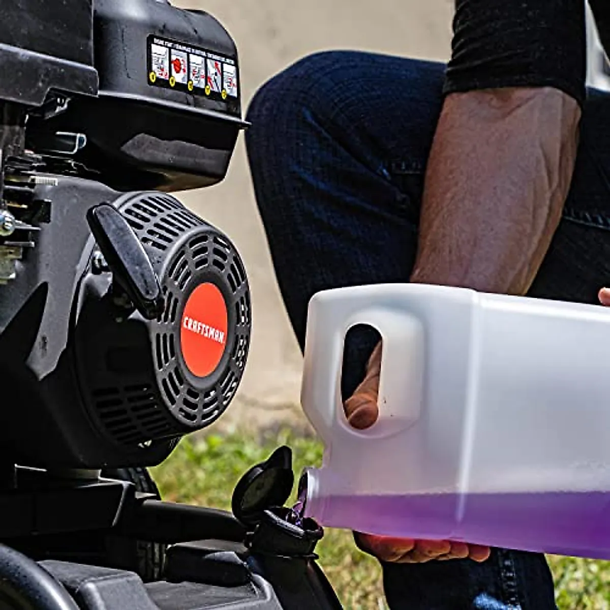 Craftsman CMXGWFN061200 3200 PSI Gas Pressure Washer, 2.4 GPM, Craftsman Engine, Includes Spray Gun and Wand, 4 QC Nozzle Tips, 1/4-in. x 25-ft. Hose, Red