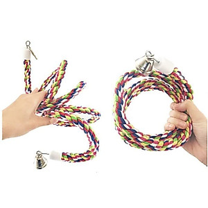 60" Rope Bungee Bird Toy Bird Perch 150CM (60") for Chicken and Parakeet