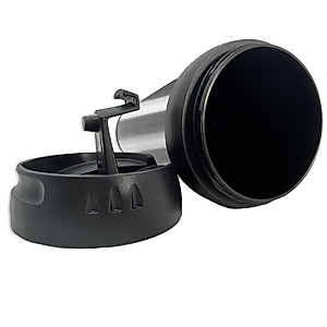 LaserGram 16oz Coffee Travel Mug, Motorcycle, Personalized Engraving Included (Stainless)