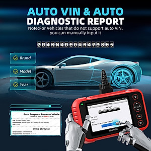 LAUNCH CRP129I OBD2 Scanner, Code Reader for Vehicle Engine ABS SRS Transmission, Car Diagnosis Tool with EPB SAS TPMS Oil Lamp Throttle Body Reset Battery Voltage Test, WiFi Free Update