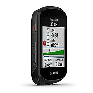Garmin Edge 530 (Sensor Bundle) GPS Bike Computer with HRM, Speed/Cadence Sensors, Silicone Case (Black) & Tempered Glass | Cycle Maps, VO2 Max, Popularity Routing | Cycling Computer | 010-02060-10