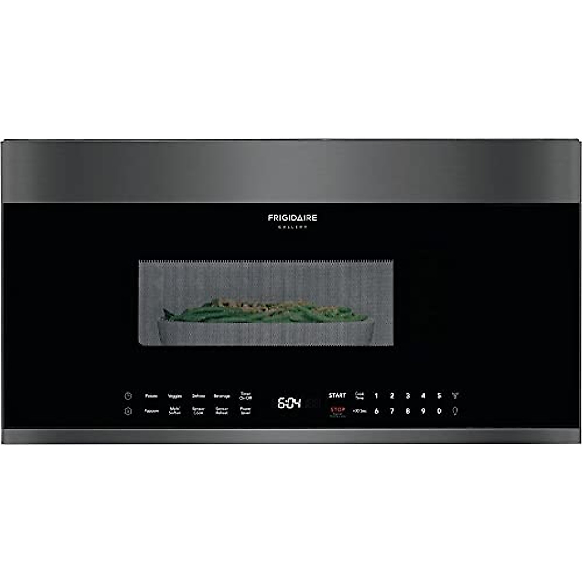 FRIGIDAIRE FGBM19WNVD 30" Gallery Series Black Stainless Steel Over-The-Range Microwave with 1.9 cu. ft. Capacity 300 CFM Sensor Cooking and LED Interior Lighting