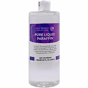 Altar Pure Liquid Paraffin Candle Fuel for Liturgical use | Liquid Church Candle Fuel Wax Free | Suitable for use in All Candle Shells | 1 US Quart or 32 Fluid Ounces.