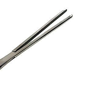 German Stainless Curved + Straight Forceps, Hemostat Forceps clamp 10" (Cynamed Brand) … … … …