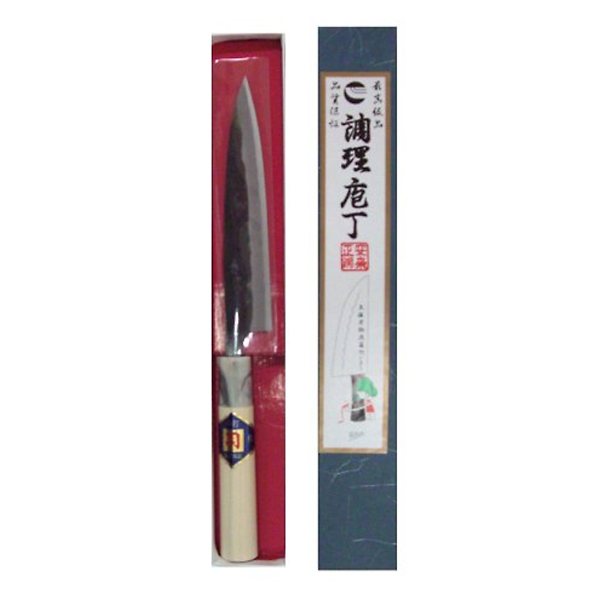 土佐刃物流通センター Tosa Cutlery Knife, Black Knife, Willow Blade Knife, White Steel, No. 1, 5.9 inches (150 mm)