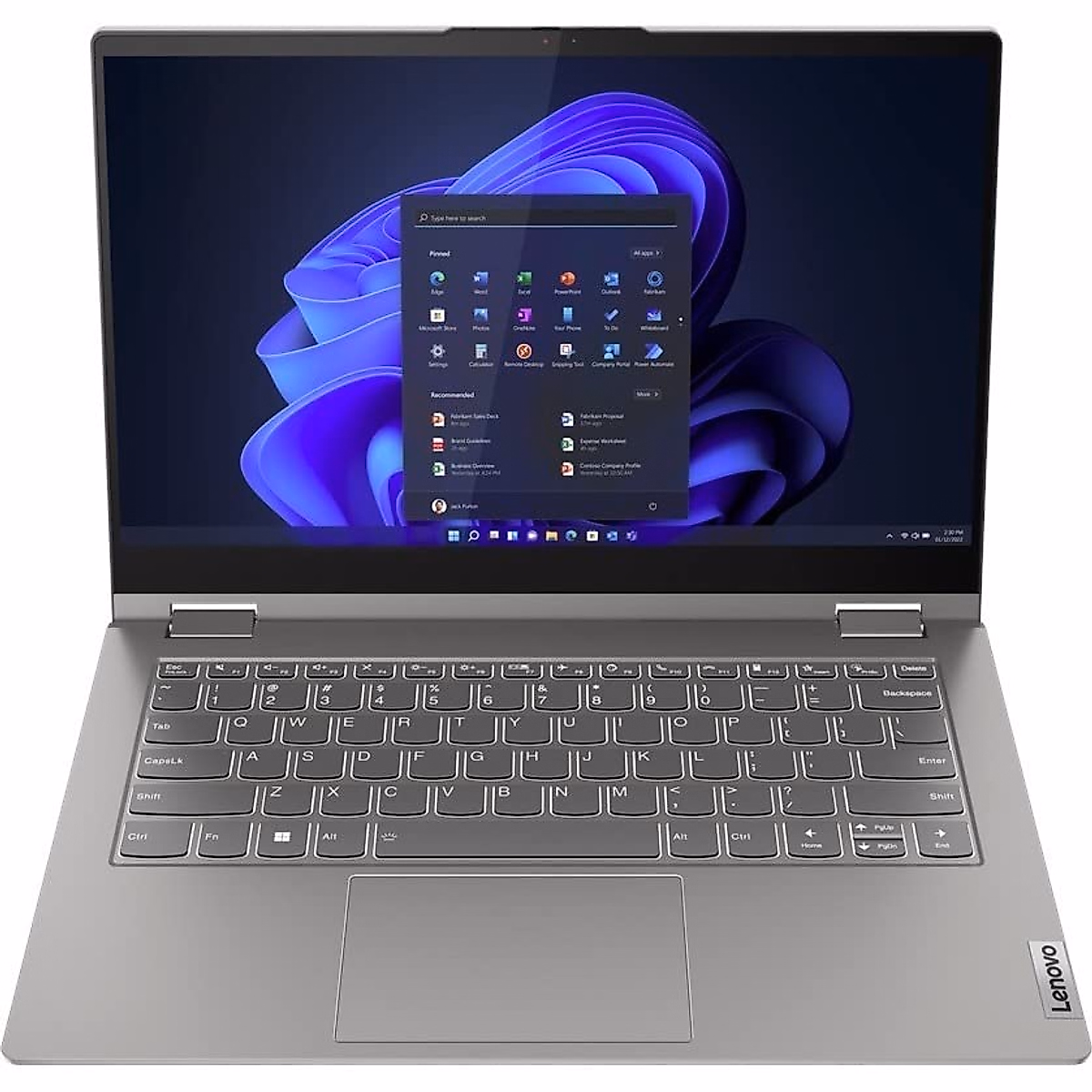 Lenovo ThinkBook 14s Yoga G2 IAP 21DM003NUS 14" Touchscreen Notebook - Full HD - 1920 x 1080 - Intel Core i7 12th Gen i7-1255U Deca-core (10 Core) - 16 GB Total RAM - 8 GB On-Board Memory - 512 GB