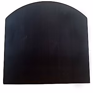 The Blue Rooster Flexible Fire Resistant Chiminea Pad 36" - Half Round CPSC Certified Firepit mat, Thick 6mm Pad Protects Deck, Patio, and Cushions Knees When Adding Wood to The Fire.