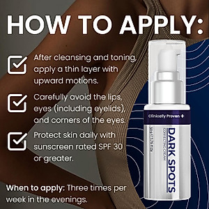 Dark Spot Remover for Face & Body | Melasma Cream & Age Spot Remover | for Skin Discoloration, Post-Blemish Marks, Scars & Spots | Cream for Dark Spots