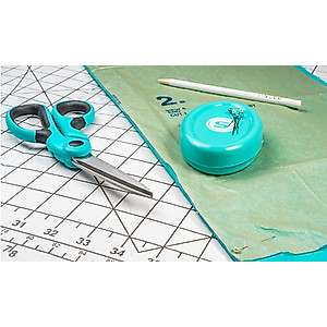 SINGER Professional Series Bent Scissors, 9 1/2", Teal