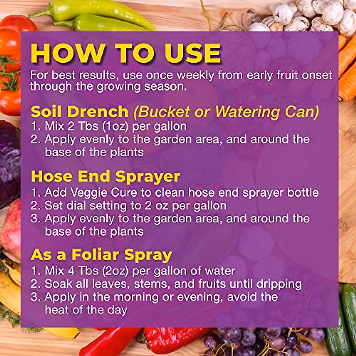 Veggie Cure by Bloom City, Blossom End Rot Solved for All Garden Plants & Vegetables (32 oz)