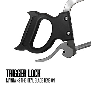 Weston 47-1601 Butcher and Bone Saw with 16 Inch Stainless Steel Blade (47-1601), 16 Inch, Stainless Steel