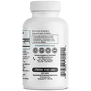Bronson Melatonin 10 MG Fast Dissolve Peppermint Tablets, Promotes Relaxation, 360 Chewable Vegetarian Lozenges