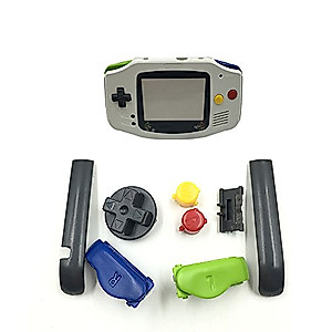Replacement Set Shoulder L R A B Buttons Keypads D-Pad Button Power ON Off Buttons for Gameboy Advance GBA (Colour)