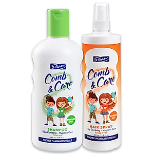 Dr. Fischer Kids & Baby Hair Detangler Spray and 2 in 1 Shampoo and Conditioner