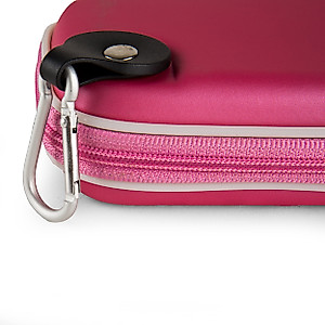 NYLON PINK Compact Digital Point & Shoot Thick Camera Case for Nikon Coolpix S02 S01 S6800 S5300 S5200 S3600 S3500 S30 S70 S100 S2600 S3000 S3100 S3200 S3300 S4000 S4100 S4200 S4300 S6200 S6300 S8200