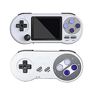 Data Frog SF2000 Handheld Arcade Game Console for Kids Adults, 3-inch IPS Screen Retro Video Gaming Console, Dual-core CPU Dual-Player Mode Video Game Console