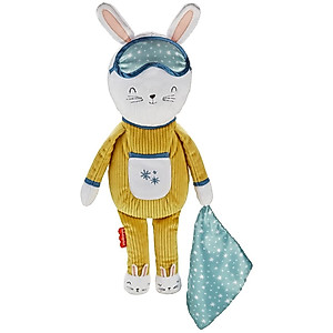 Fisher-Price Sound Machine Hoppy Dreams Soother & Sleep Trainer Plush Musical Toy with Lights & Sounds for Toddlers