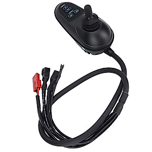 Replacement Joystick Controller for Power Wheelchair Brushed 4P Joystick Controller with Brake Joystick Controller