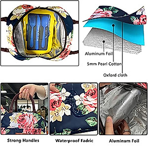 ZURLEFY Insulated Bento Box with Lunch Bag for Adults, Bento Tote and Lunch Box Set for Microwave, Freezer, Dishwasher Safe (Pink Lunch Box With Bag)