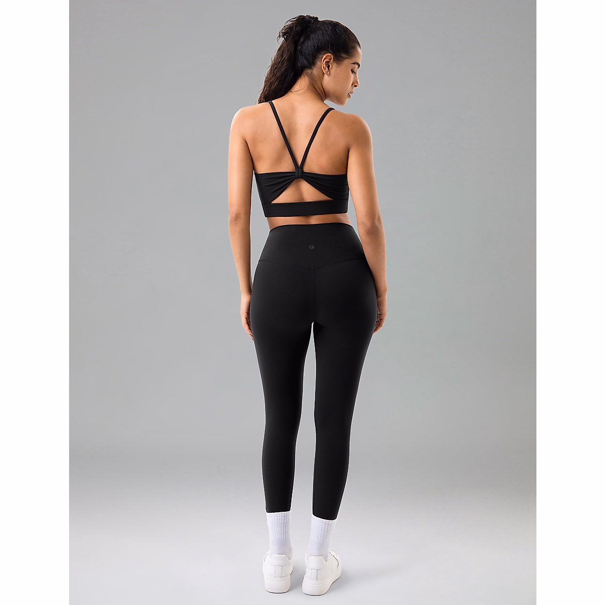 Colorfulkoala Women's Dreamlux High Waisted Workout Leggings 28" Inseam Full Length Yoga Pants (XL, Black)