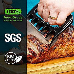 Dad Husband Men Stocking Stuffers - SURDOCA Unique Chicken Shredder Claws Cooking Gadgets Kitchen Meat Tool Gifts for Adults, Grill Smoker Accessories BBQ Gifts for Him Cool Useful White Elephant Gift