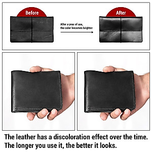 Black Full Grain Leather Sheets for Crafts, 12"x24" Genuine Tooling Leather Pieces Square Material Roll for Crafting Sewing Wallet Hobby Workshop 1.8-2.1 mm Thick