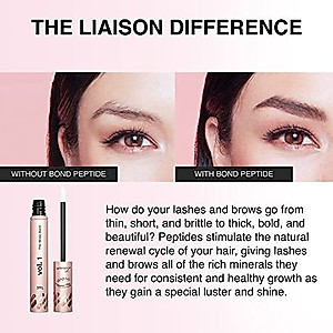 Liaison Brow Bond Eyebrow Growth Serum - Brow Growth Complex - Boost & Enhancer for Longer, Fuller, & Thicker Eyebrows - Vegan, Cruelty Free, Paraben Free & Talc Free - Irritation Free Formula