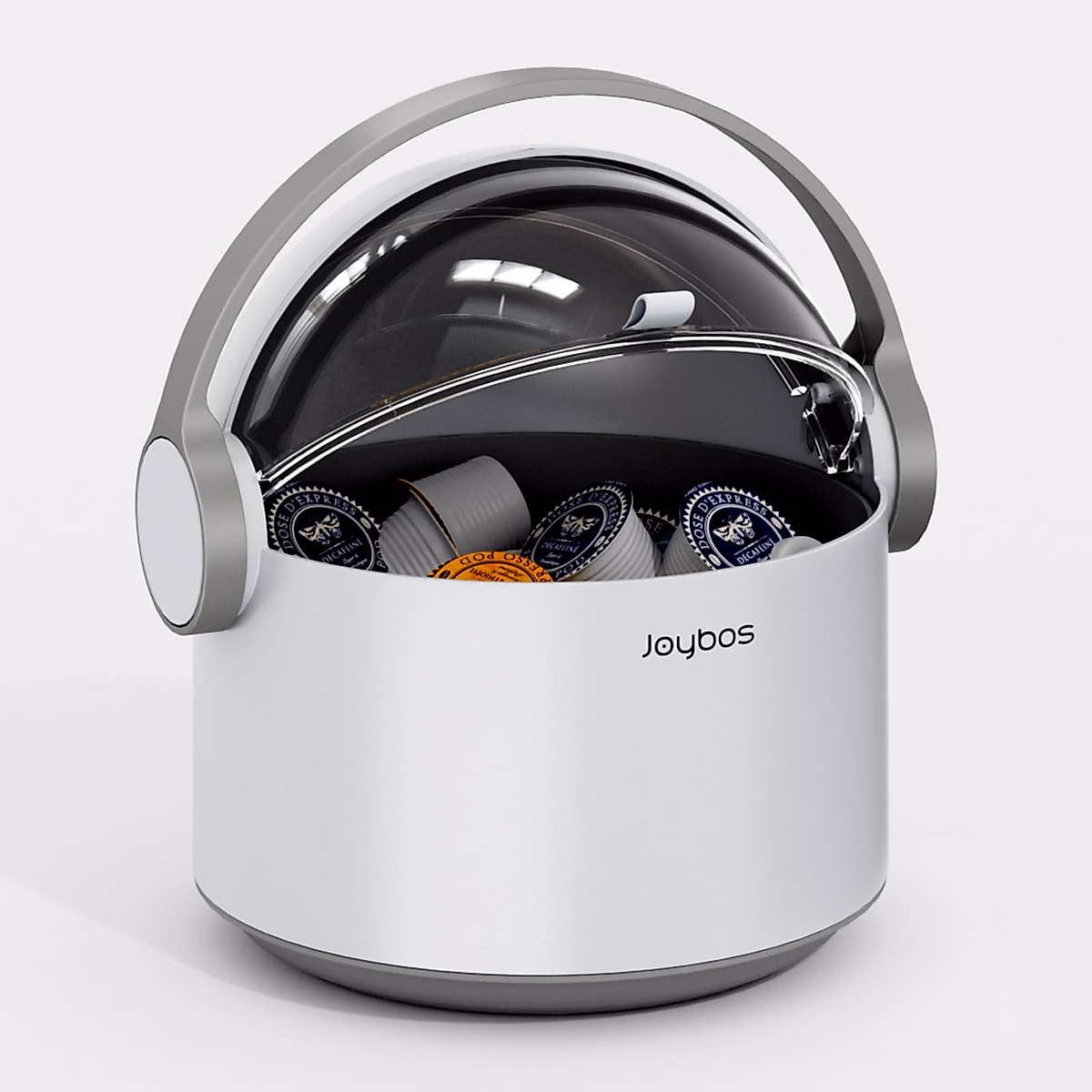 CTIME Small Trash can with lid,0.6 Gallon Countertop Trash can,Cute Tiny Trash can for Coffer bar,Kitchen,Bathroom,Desk,rv, Mini Portable Plastic Waste Basket