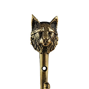 Lynx Cat Hanger Holders Storage Racks. Handmade. For Kitchen Living Room Bathroom. Rack hangers for hanging Coats Towels Keys Hats Purse Backpacks. Unique design. Brass