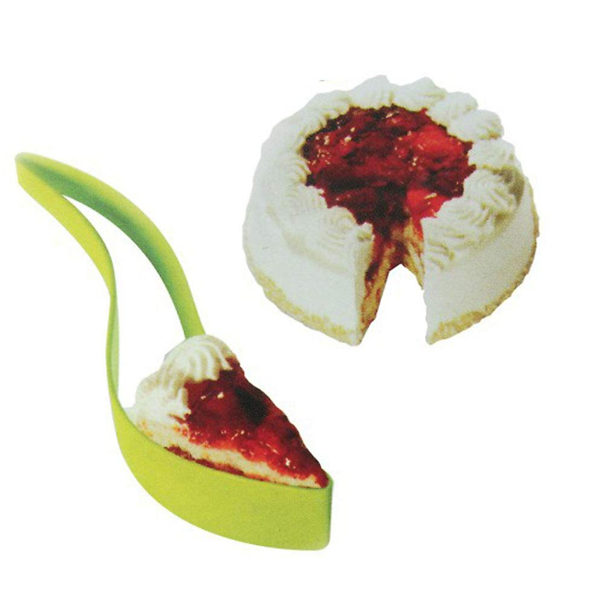 WOIWO 1 PCS Baking Tools Plastic One-Piece Cake Cutter Triangle Cake Cutter