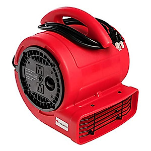 MOUNTO 1/5hp 3 Speed 800cfm Mini Commercial Air Mover Floor Dryer Fan
