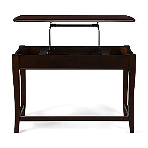 Christopher Knight Home Janice Transitional Lift-Top Standing Desk, Dark Walnut