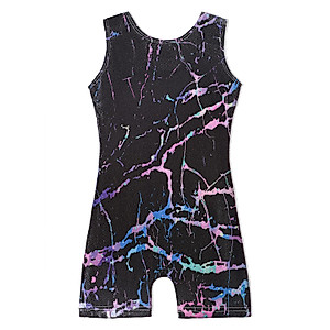 EQSJIU Gymnastics Clothes For Girls Black Lighting Cool Cheer Leotards For Girls 2t 3t 2-3t Birthday Gifts For Little Girl