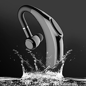 Wireless Bluetooth Handsfree Single Earphone Headset for iPhone Samsung Android, Black