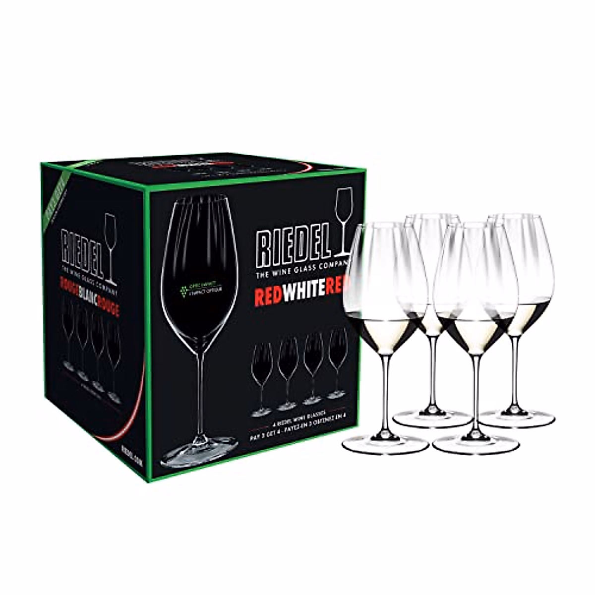 Riedel Performance Red Or White Wine Crystal Glasses, Set of 4