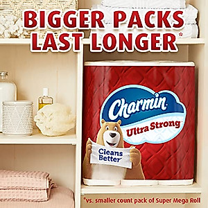 Charmin Ultra Strong Toilet Paper, 6 Mega Rolls = 24 Regular Rolls