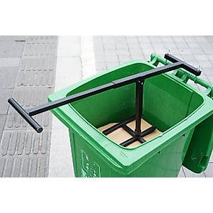 CharaVector Touchless Manual Trash Compactor, Compacting Trash Can, Trash Bin Compactor, Crushing Recycling Tool