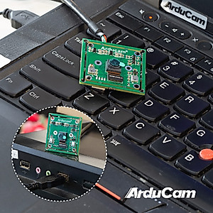 Arducam 8MP 1080P USB Camera Module for Raspberry Pi, 1/4” CMOS IMX219 Mini UVC USB2.0 Webcam Board with 1.64ft/0.5m USB Cable for Windows, Linux, Android and Mac OS