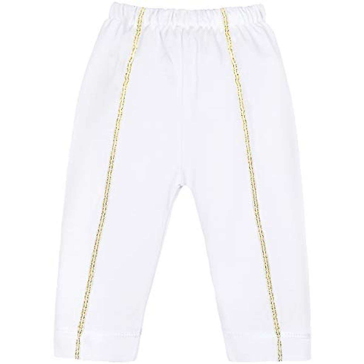 Lilax Baby Boys Newborn Gentleman Outfit Long Sleeve White Shirt with Vest and Pant 6 Piece Set 0-3 Gold