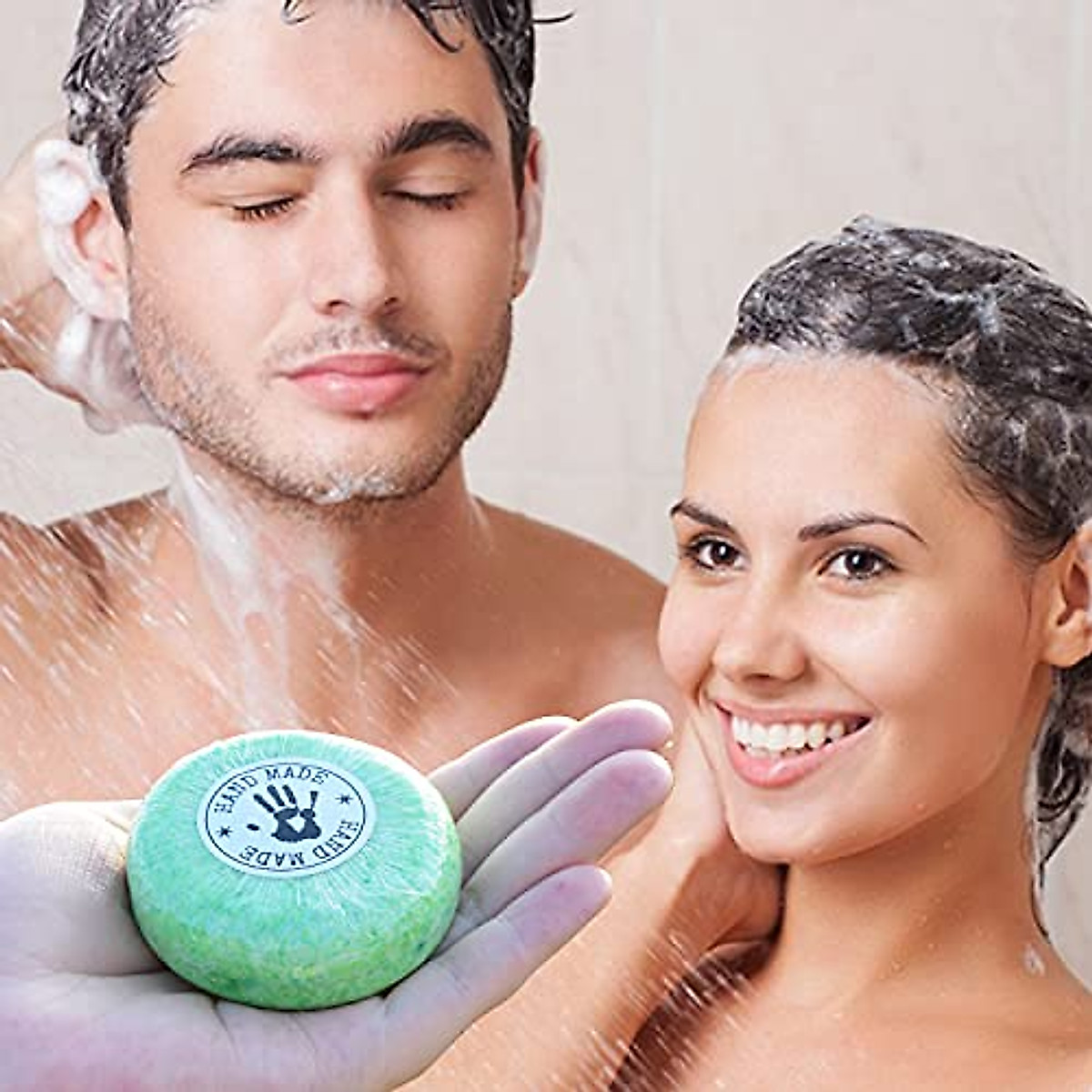 Argan Oil Macadamia Oil Shampoo bar 2 in 6 shampoo and conditioner, Vegan Solid Bars For All Hair Types-Beamarry