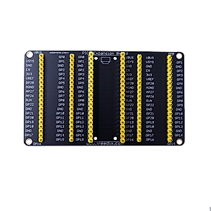 Treedix Compatible with Raspberry Pi Pico GPIO Expander External Expansion Board with 1.14inch Pi Pico LCD Screen Three Sets of 2x20 Male Header for Connecting More Expansion Modules