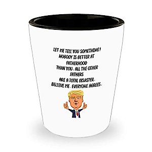 Funny Trump For Father Nobody Is Better At Fatherhood Than You Unique Drinking Cup Best Gag Idea Birthday Stocking Stuffer