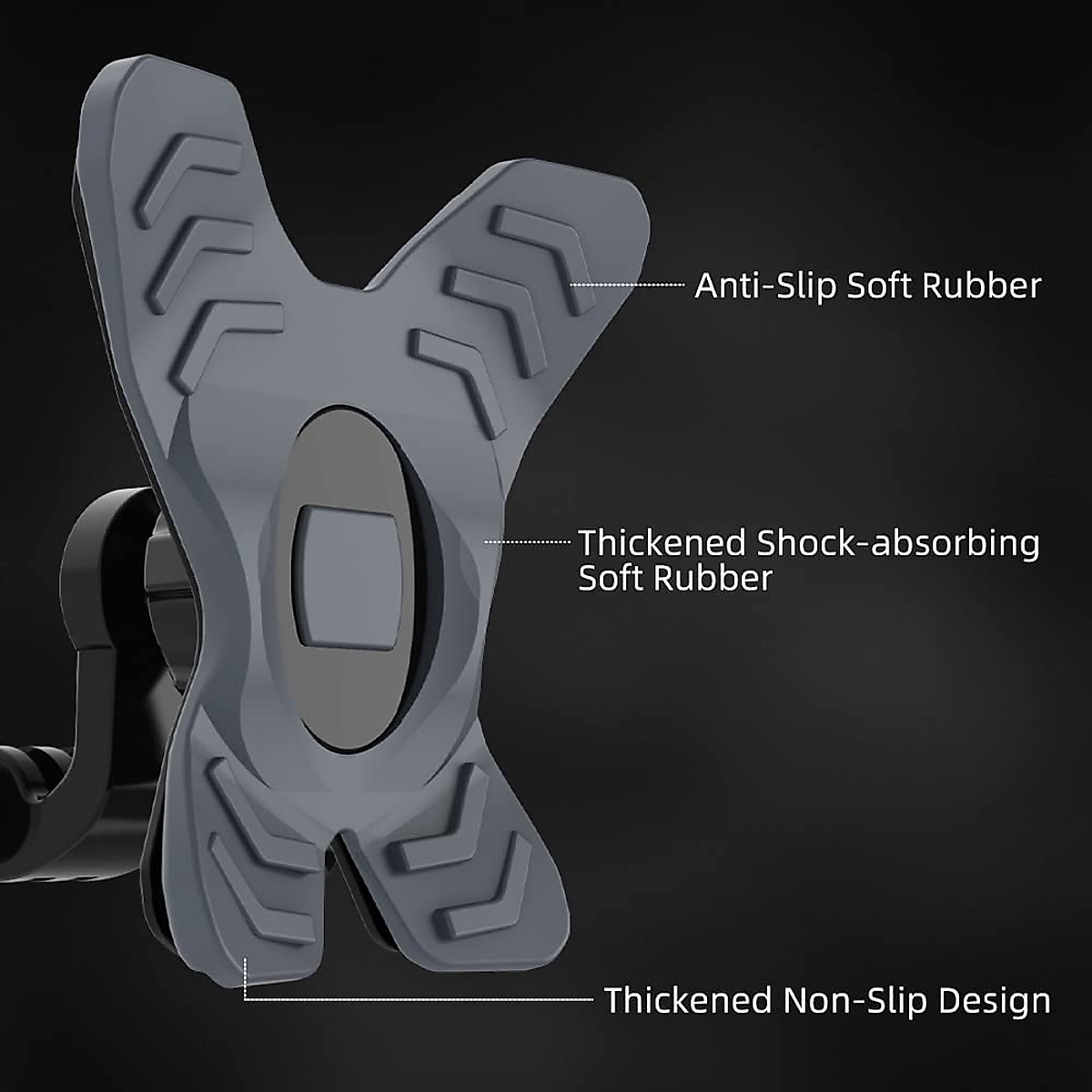 SUREWO Motorcycle Helmet Chin Strap Mount Compatible with GoPro Hero 12 11,10, 9, 8, 7, (2018), 6 5,DJI Osmo Action 3, AKASO, SJCAM and Most Action Cameras