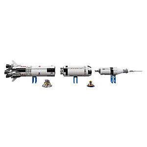 LEGO Ideas NASA Apollo Saturn V 92176 Outer Space Model Rocket for Kids and Adults, Science Building Kit (1969 Pieces)
