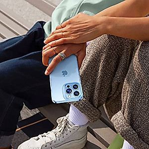 TORRAS Crystal Clear Compatible for iPhone 13 Pro Case 6.1 Inch, Non Yellowing Slim Fit Ultra Thin Flexible Silicone TPU Shockproof Compatible for iPhone 13 Pro Case, Crystal Clear