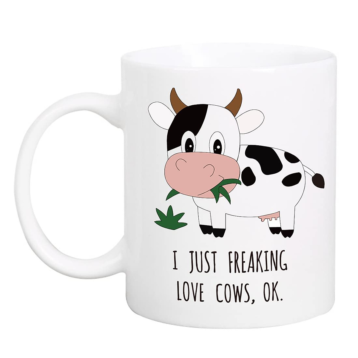 Cute Cow Coffee Mug Birthday Gifts for Women, Friend, Sister, Mothers Day Gifts for Mom Grandma,Girlfriend Birthday, Anniversary, Romantic Gift, Boyfriend or Husband Gift,Valentines Day Gifts for Her