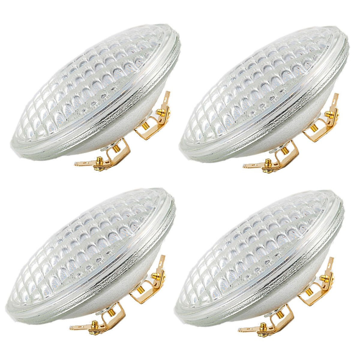 Beonllay PAR36 LED Landscape Bulb 9W(50W Halogen Equivalent) 900LM 3000K Warm White 12V-36V DC/AC Low Voltage PAR36 LED Tractor Light, 4Pack
