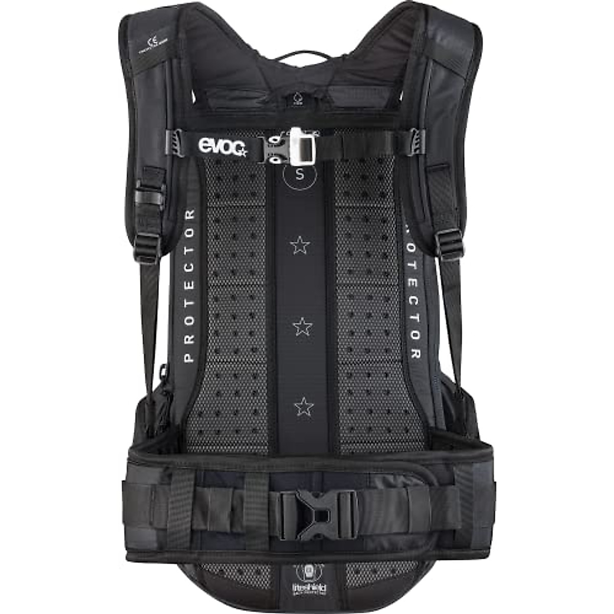 EVOC, FR Trail Unlimited, Protector backpack, 20L, Black/White, ML