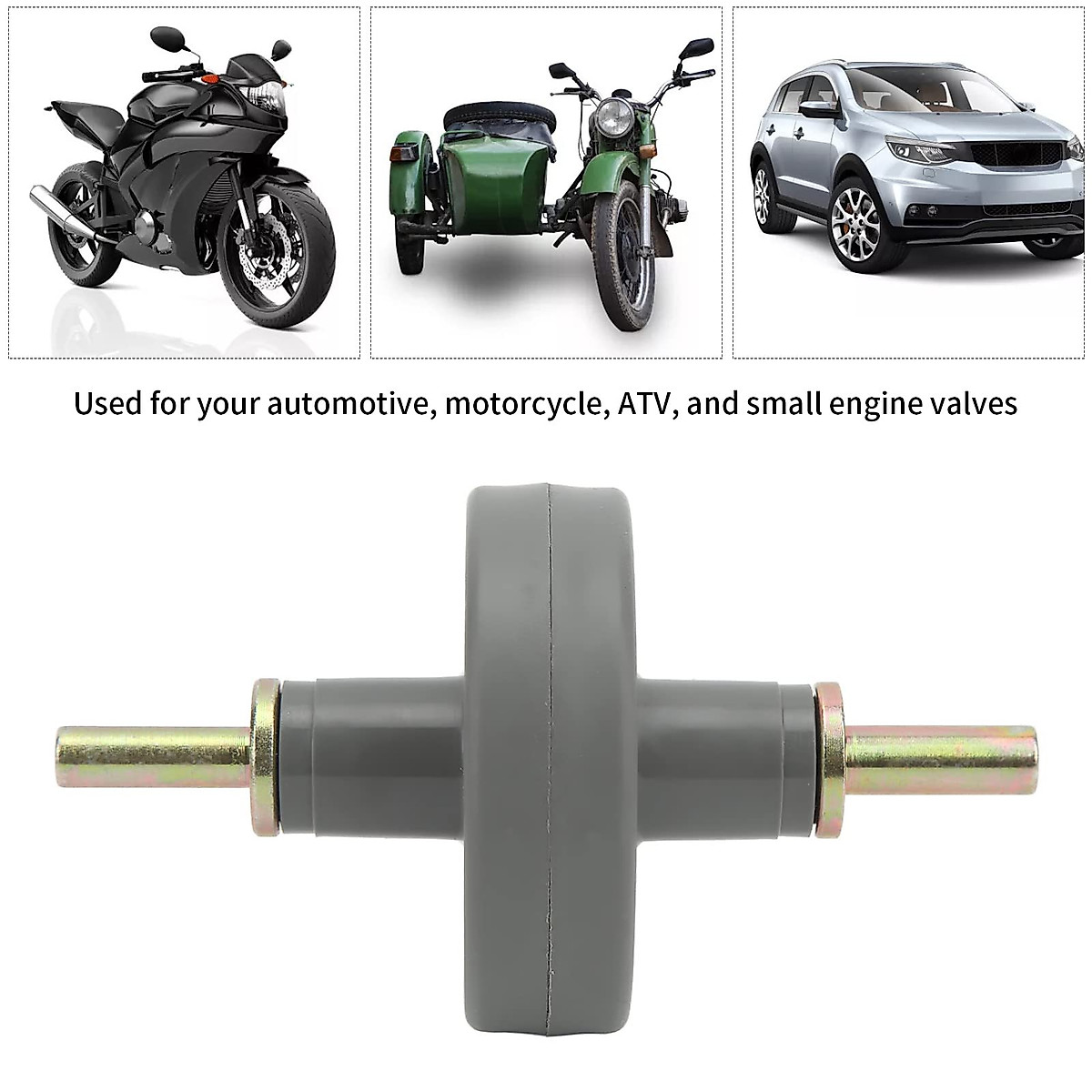 Valve Lapping Tool Kit, Engine Valve Lapper Kit with 5 Suction Plates, 1000rpm To 1250rpm Universal Valve Lapping Attachment Tool for Automotive Motorcycle ATV Small Engine Valves