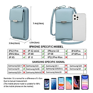 myfriday Small Wallet for Women PU Leather Phone Checkbook Organizer Zipper Coin Purse